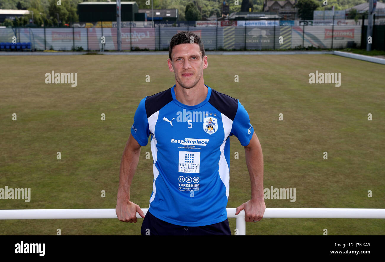 Huddersfield Town's Mark Hudson poses for a photo at PPG Canalside ...