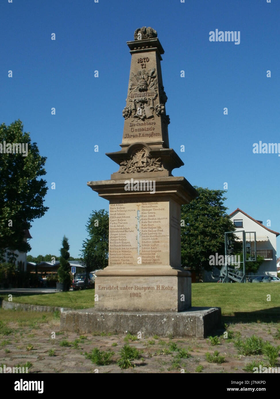 The Kriegerdenkmal in Ketsch is a German war memorial dedicated to ...