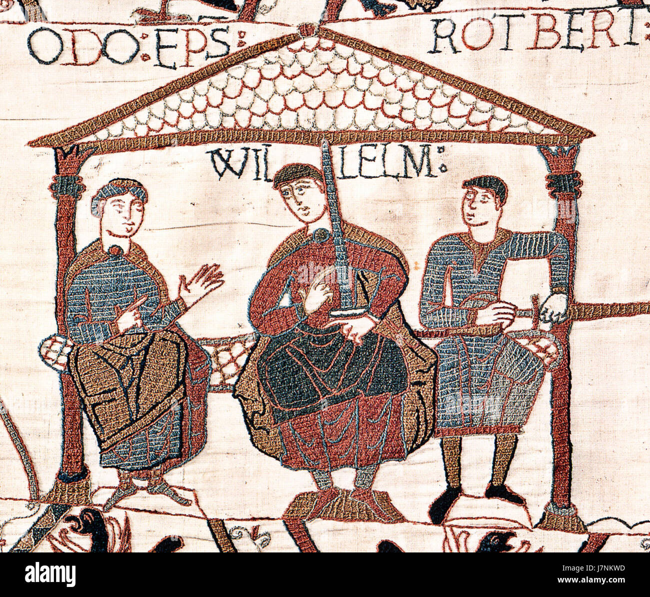 The Bayeux Tapestry is a famous medieval artifact that visually depicts the events leading to ...
