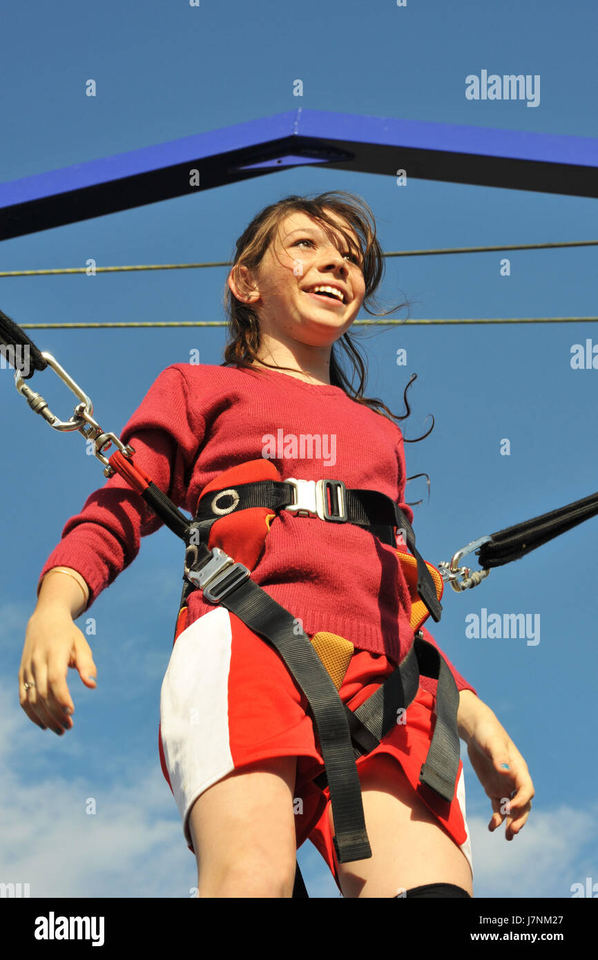 relaxation spring bouncing bounces hop skipping frisks jumping jump ...