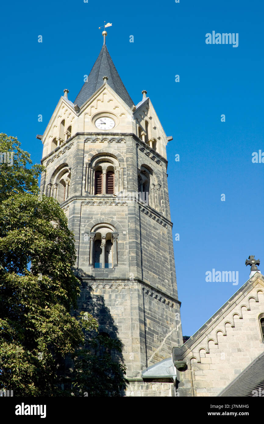 church thuringia steeple christianity tower historical belief church ...