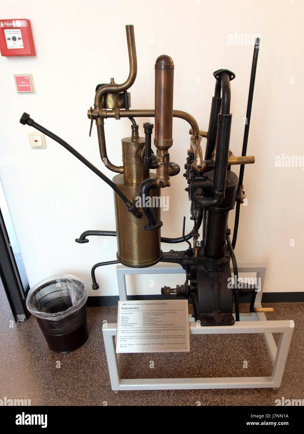 The 1889 2-cylinder Ottomotor is an early internal combustion engine ...