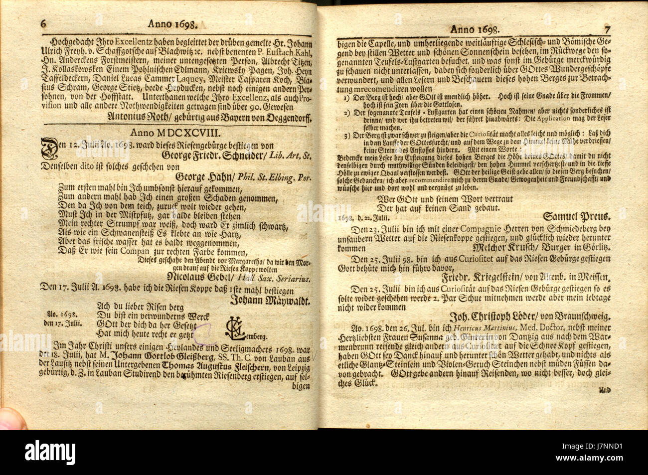 A travel account by Dietrich Brahn in 1736, describing his journey ...