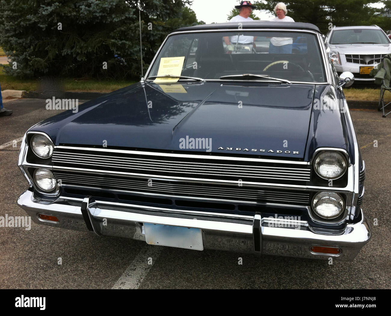The 1966 AMC Ambassador 990 4-speed convertible is a classic American ...