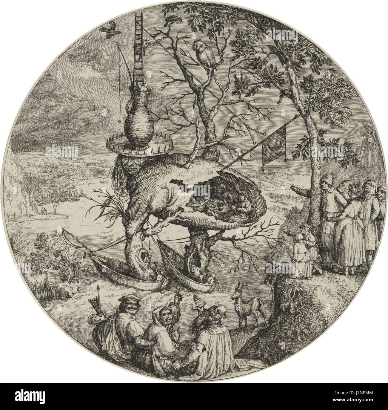 This piece is a work inspired by Jheronimus Bosch, known for his ...