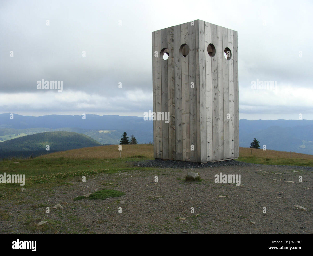 2012 Schwarzwald 013 Belchengipfel Marco Schuler Papstbankskulptur ...