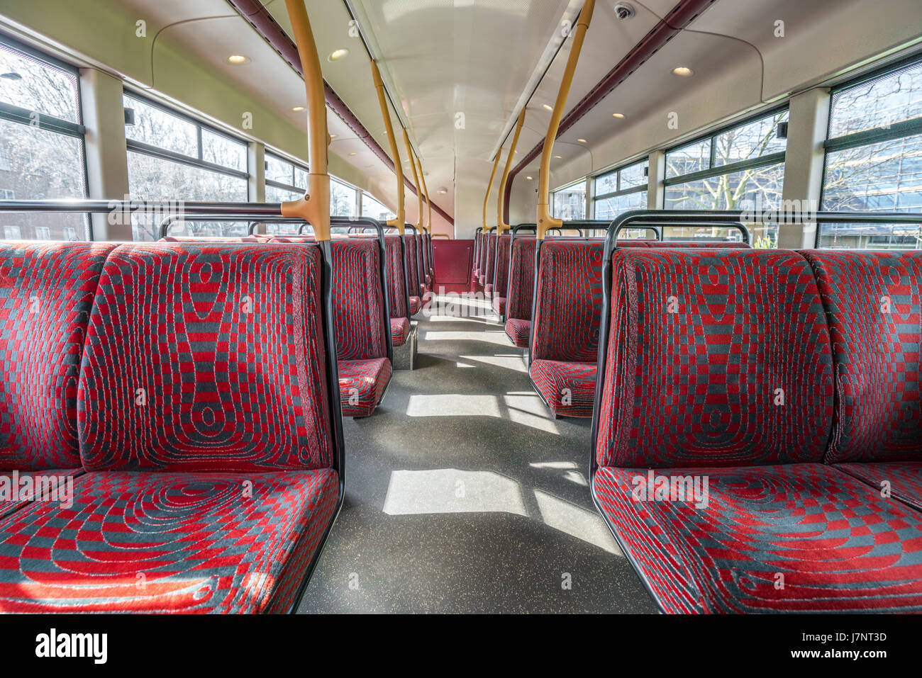 London double decker bus interior hi-res stock photography and images ...