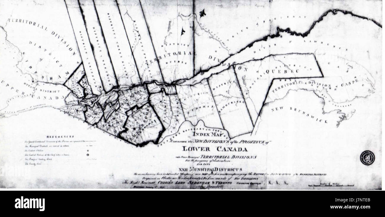 Canada political map hi-res stock photography and images - Alamy