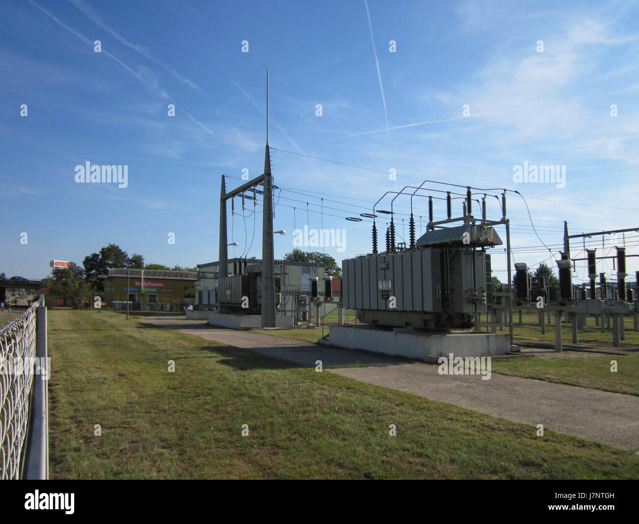 The 'Umspannwerk Hockenheim' is a power substation located in ...