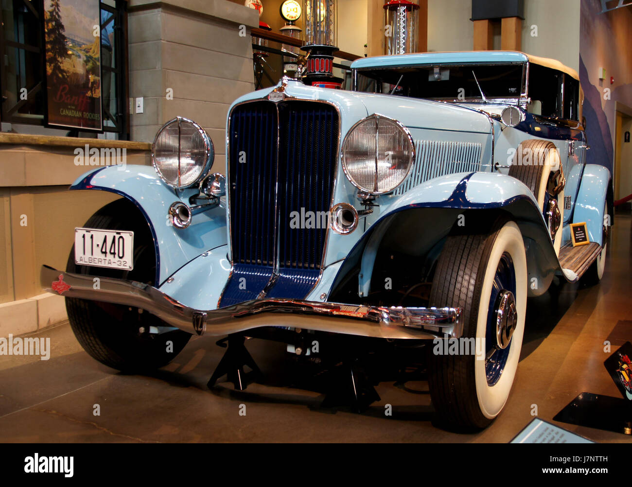 A 1932 Auburn automobile, a classic model from the early 1930s ...