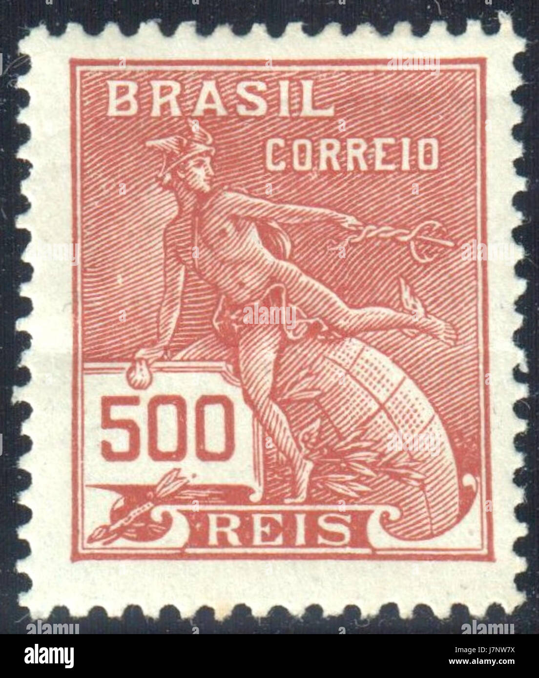 This refers to the Brazilian stamp issued between 1920-1922 ...