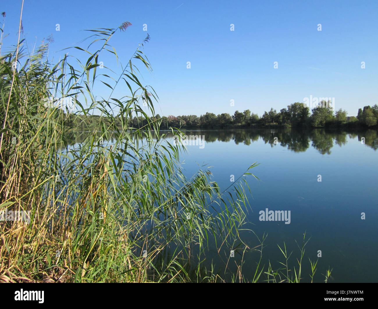 This image from September 7, 2012, shows Baggersee Silz, a recreational ...