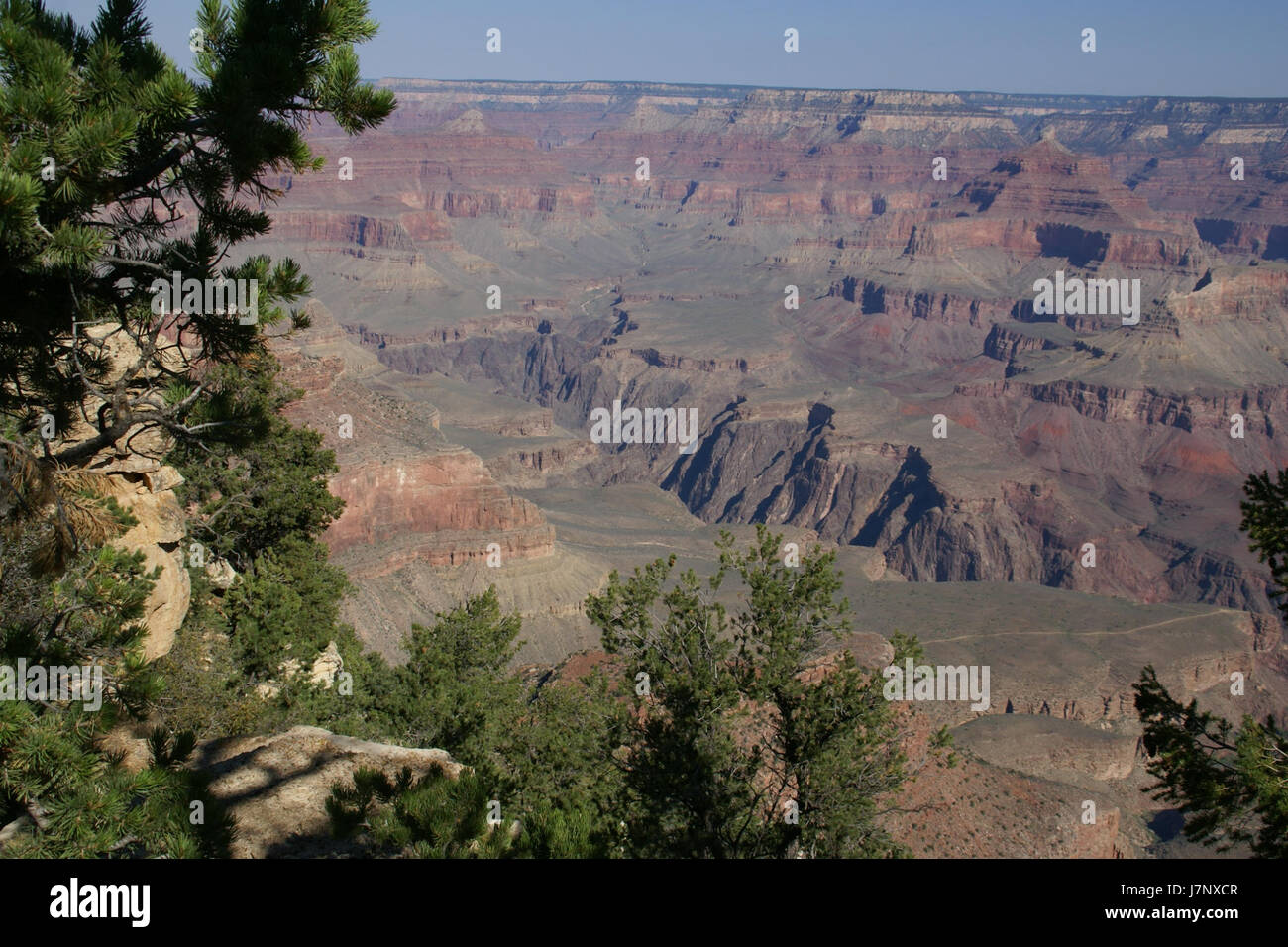 This image captures a view from Mather Point at the Grand Canyon in ...