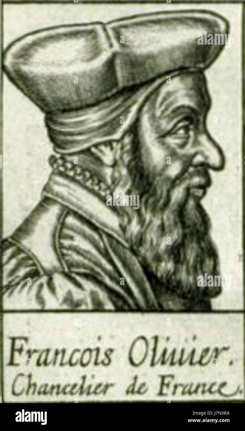 Chancelier Francois Olivier refers to a historical figure, likely a ...