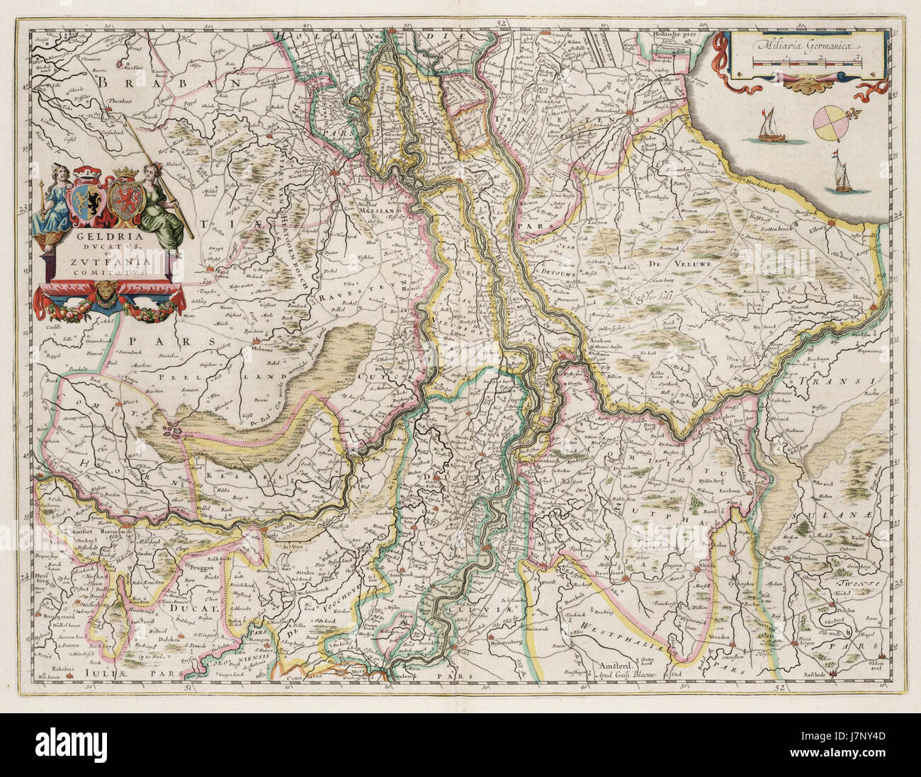 Geldria map hi-res stock photography and images - Alamy