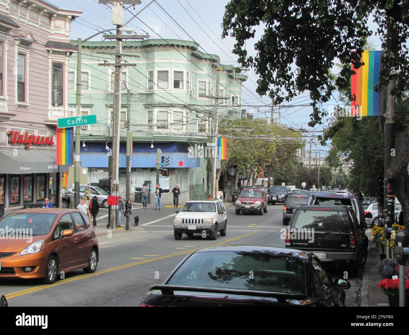 This is an image of Castro Street, a historically significant location ...