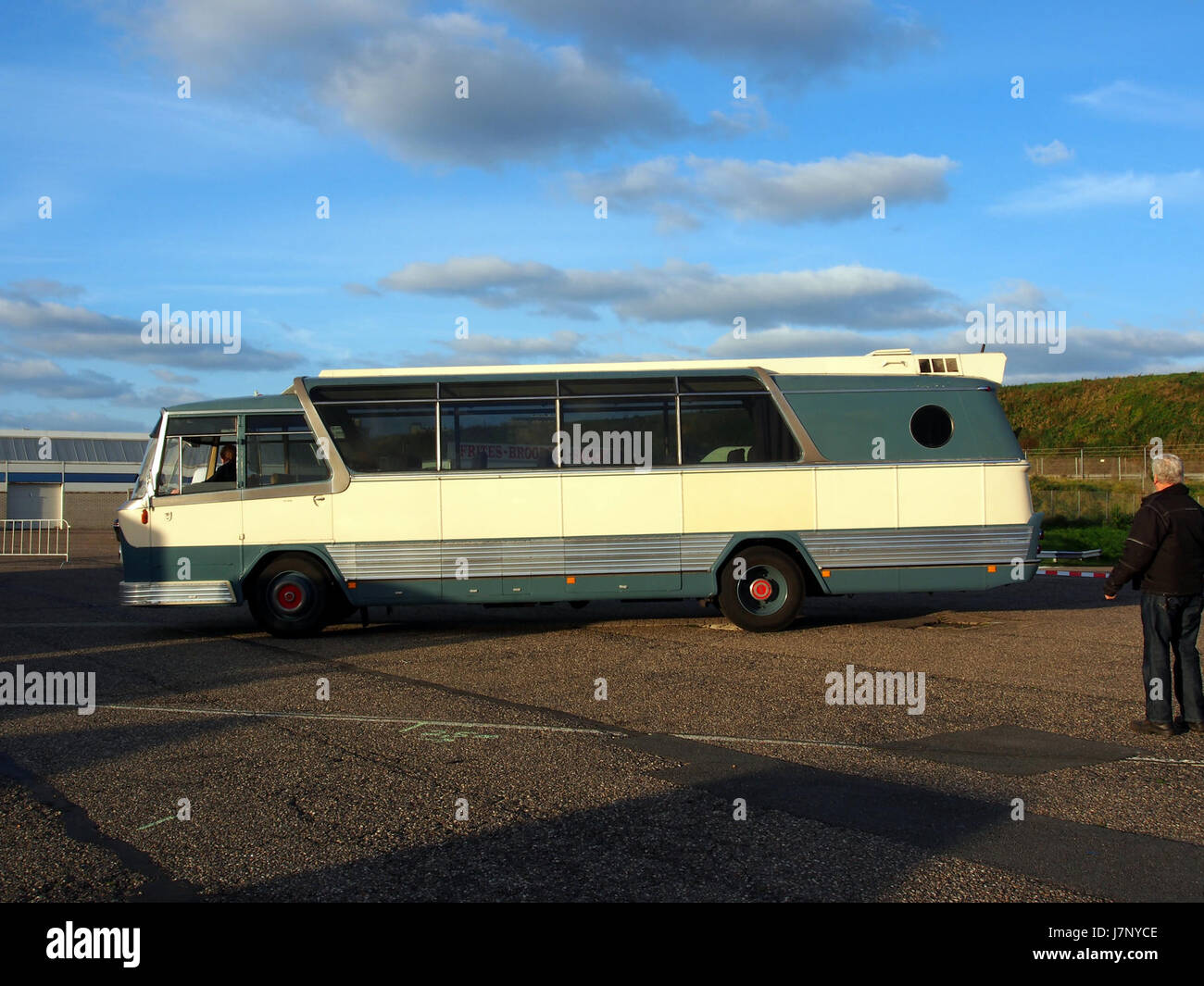 A photograph of a 1963 Leyland Royal Tiger Cub bus, a mid-20th-century ...