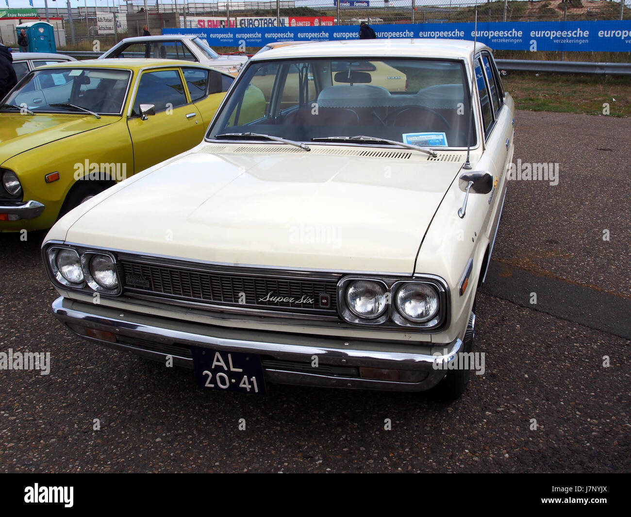 A 1971 Datsun 2400 Super Six, a classic Japanese automobile, recognized ...