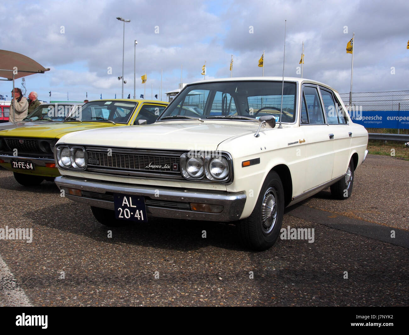 This refers to the 1971 Datsun 2400 Super Six, a car model from the ...