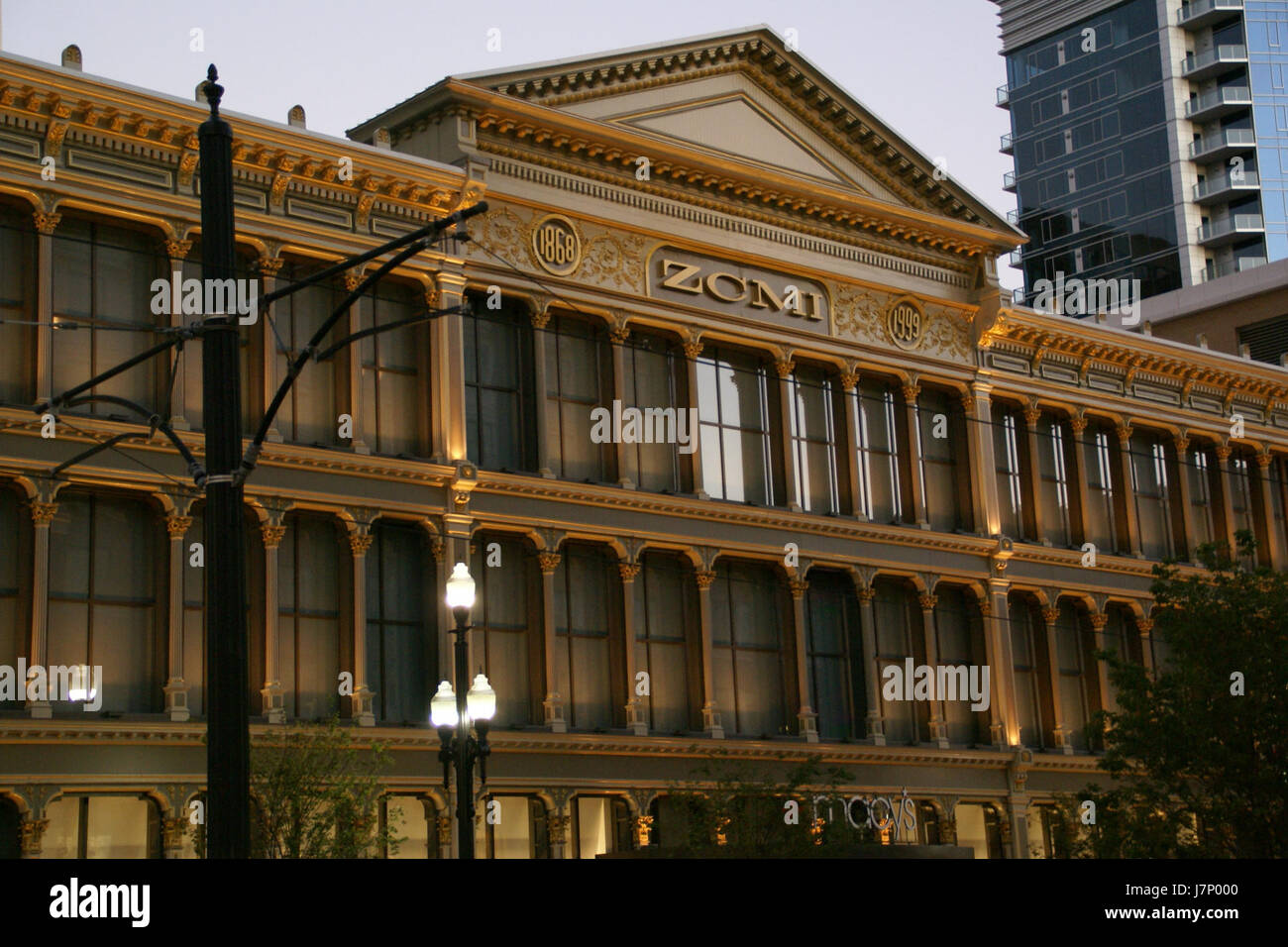 The ZCMI Department Store, located on South Main Street in Salt Lake ...