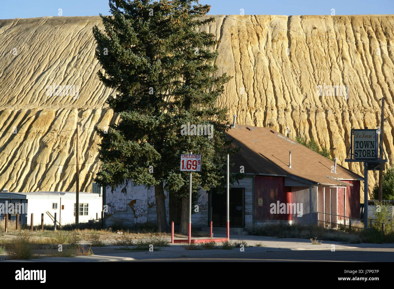 2012.10.03.170743 Main street tailings Ruth Nevada Stock Photo - Alamy