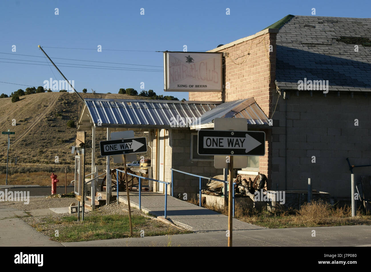 2012.10.03.171049 Club Main Street Ruth Nevada Stock Photo - Alamy