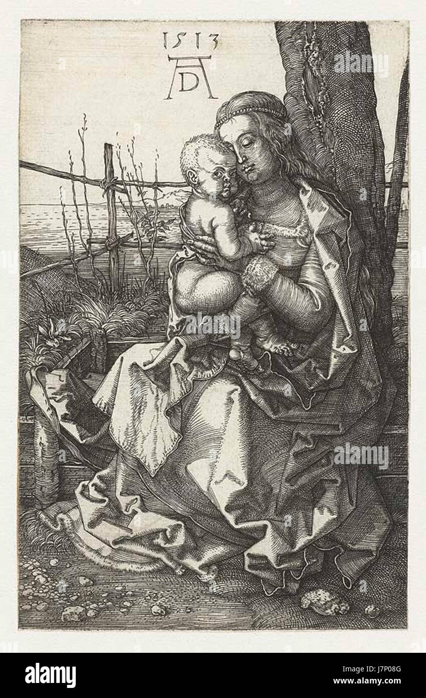 '53 Madonna by the Tree' is an artwork that captures the Madonna figure ...