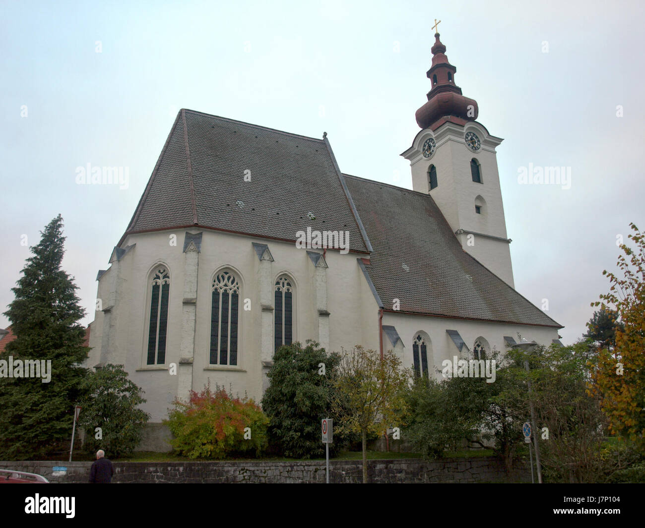 The St. Pantaleon Parish Church, also known as Pfarrkirche hl ...