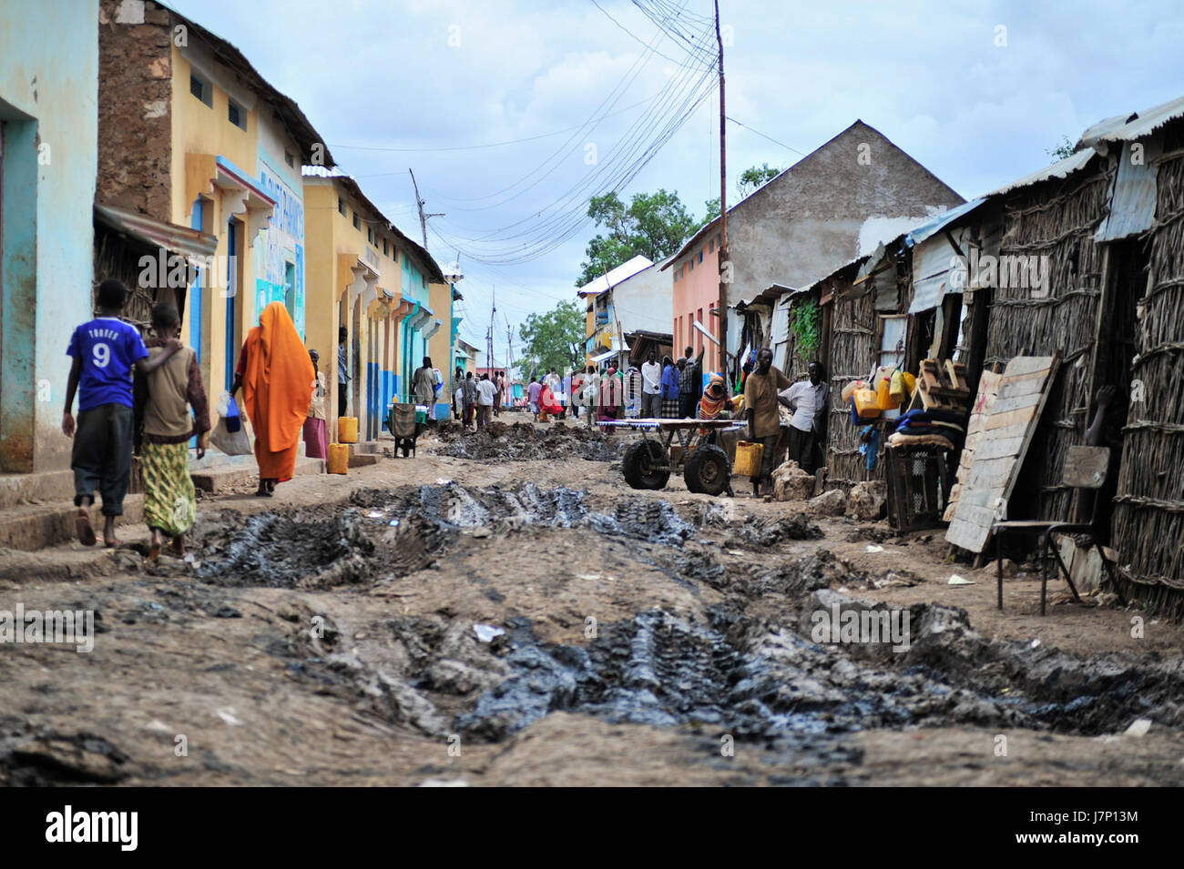 This image depicts a scene from the African Union Mission in Somalia ...