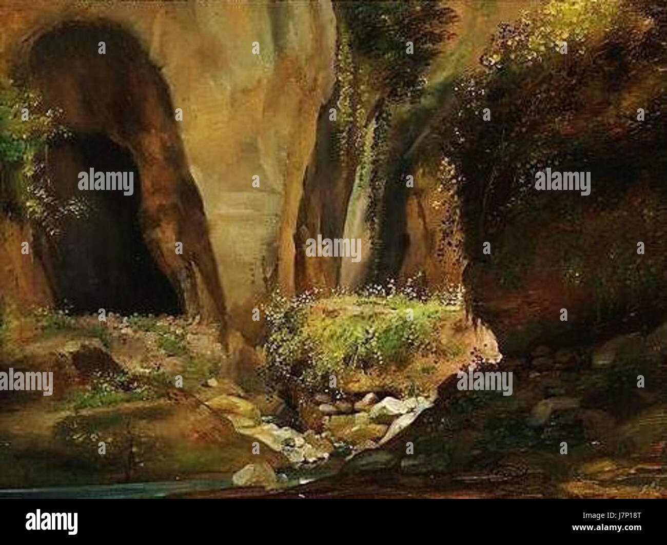 The Bonnefond Caves are natural limestone caves located in France ...