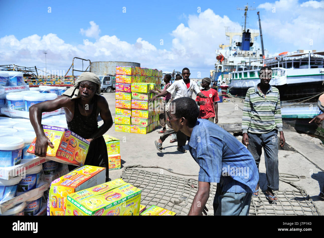 This photograph captures a moment during the AMISOM (African Union ...