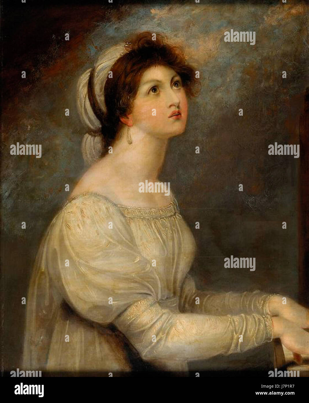 Richard Westall Lady Hamilton (as St Cecilia Stock Photo - Alamy