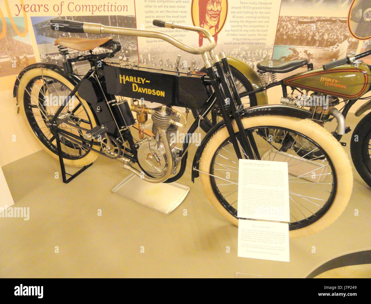 1909 Harley Davidson Model 5, replica built by Michael Hanlon Lyman ...