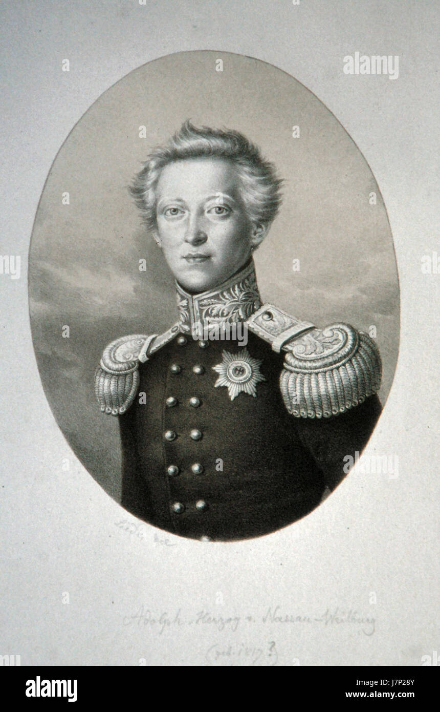 Duke adolf of nassau hi-res stock photography and images - Alamy