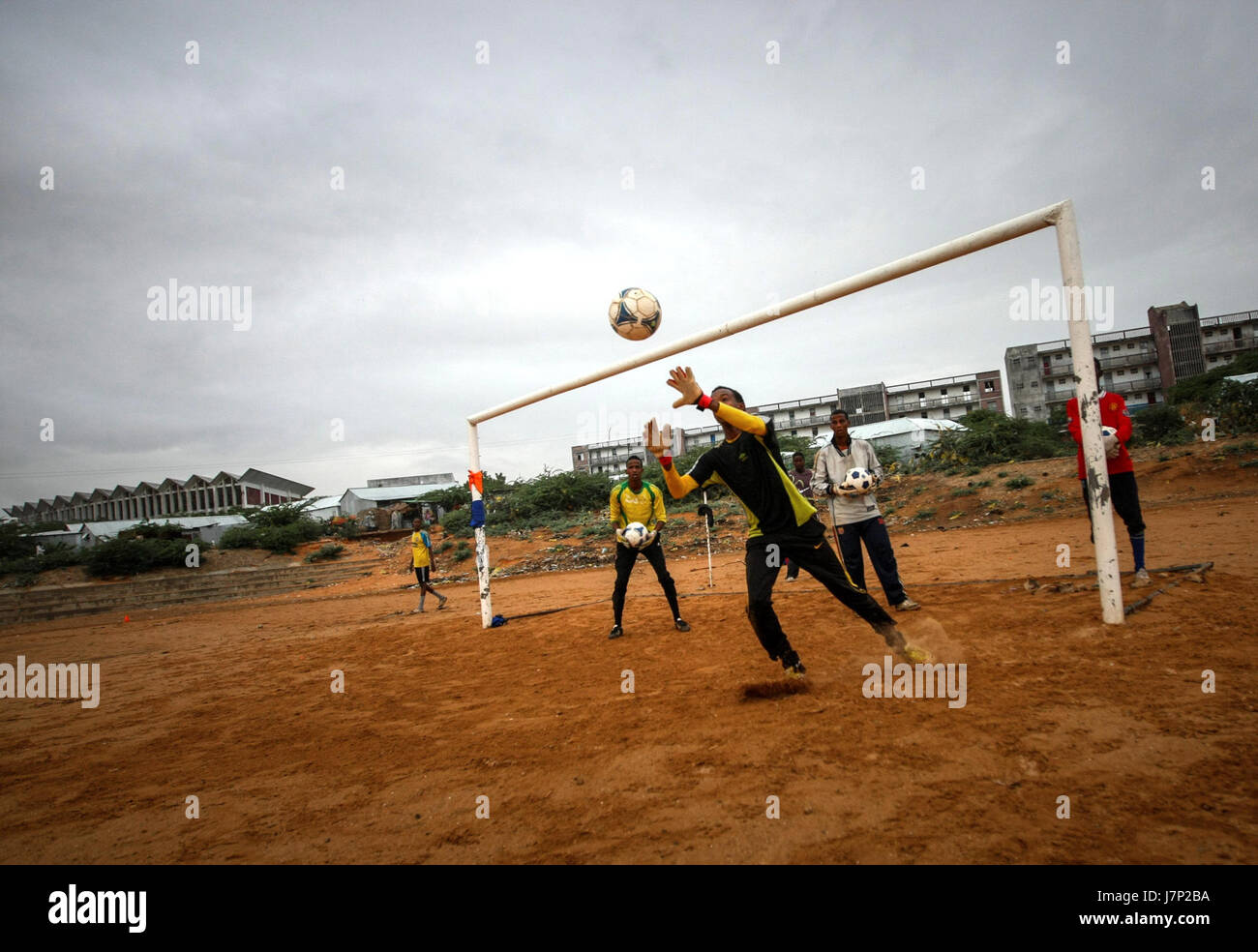 This image captures a football training session held on January 14 ...