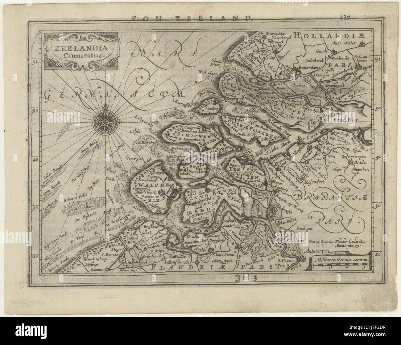 Zeelandia map hi-res stock photography and images - Alamy