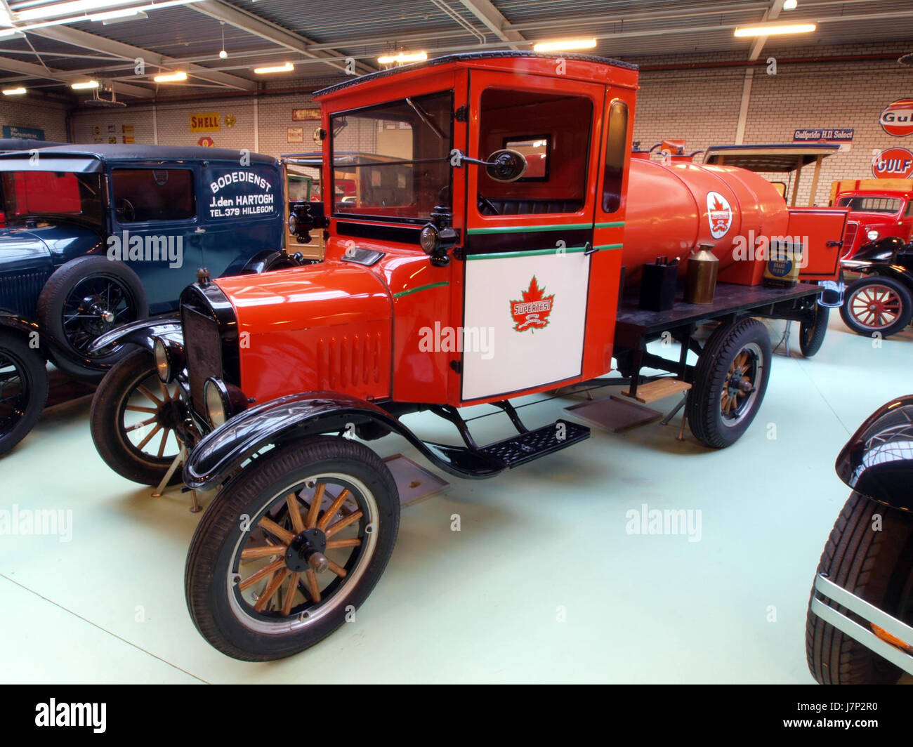This image features the 1919 Ford TT Tankwagen, an early 20th-century ...