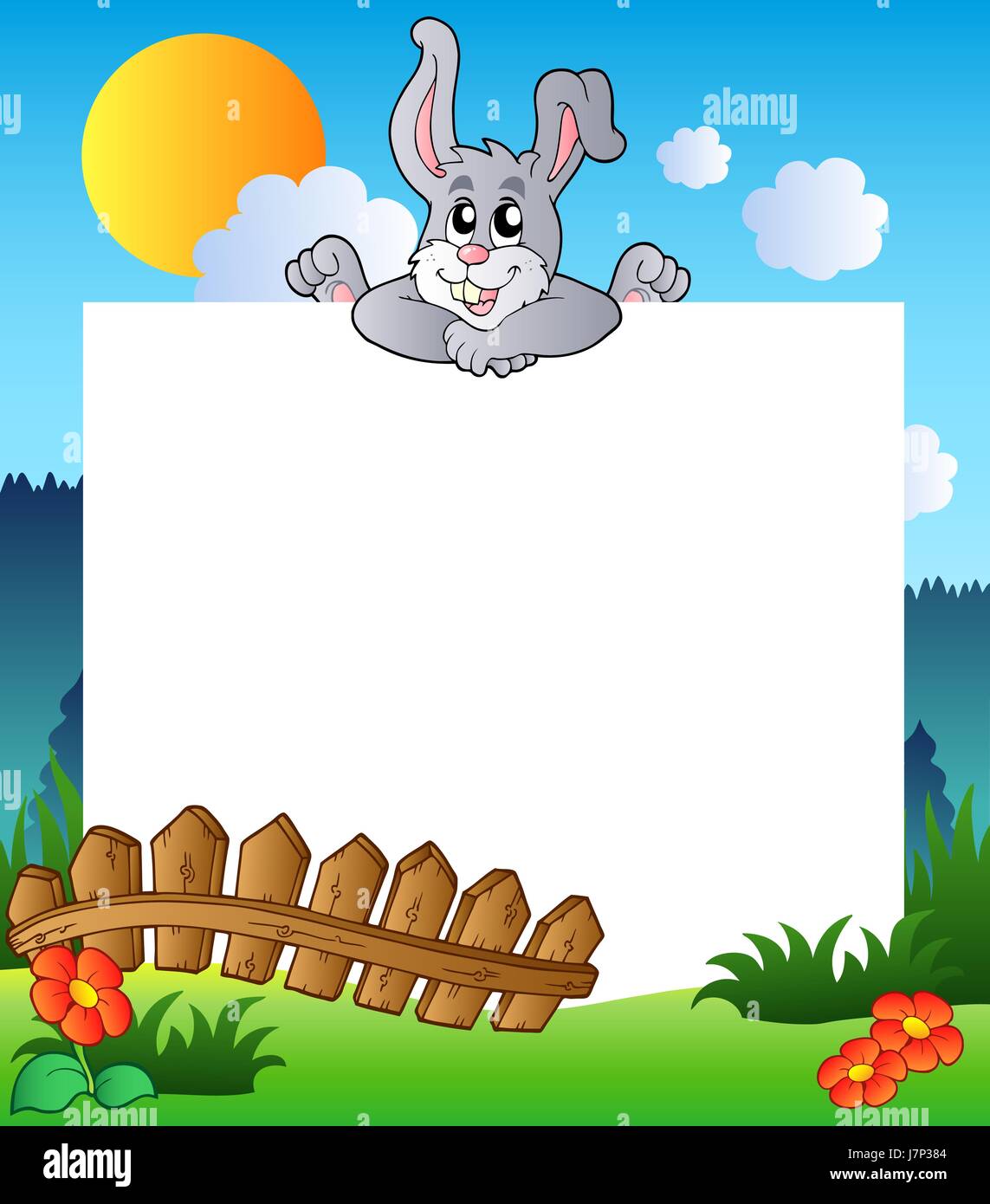 composition pet mammal rodent easter rabbit bunny bunnies frame ...