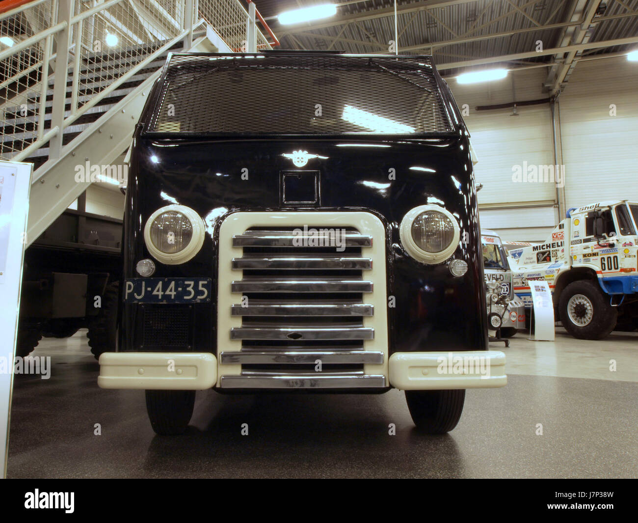 The 1950 DAF A10, a vintage vehicle featured in the Daf Museum, is an ...