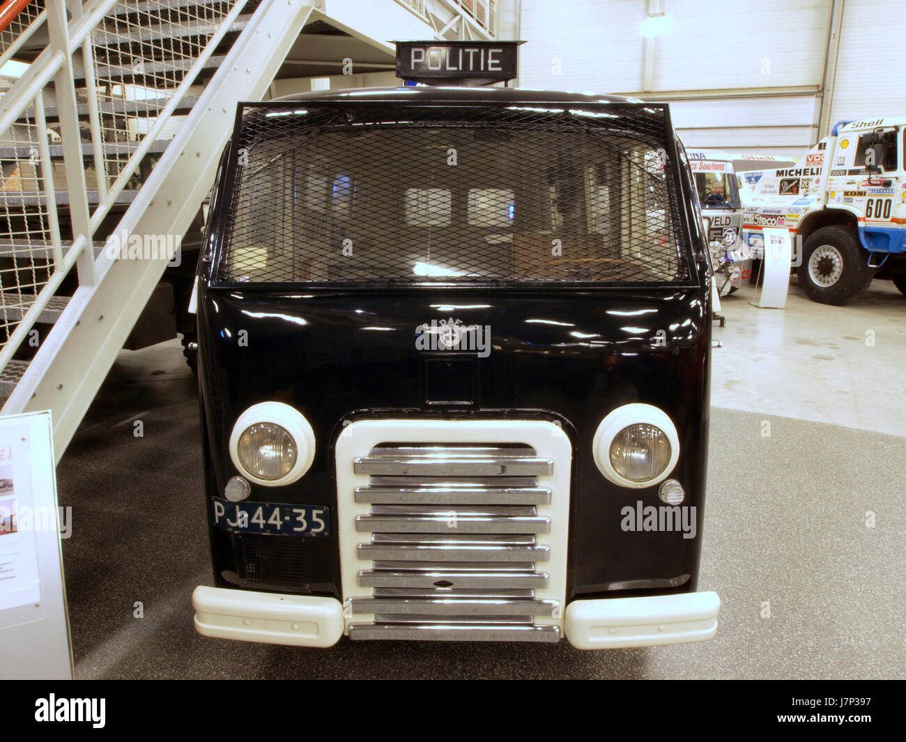 The 1950 DAF A10 is a vintage vehicle displayed at the DAF Museum in ...