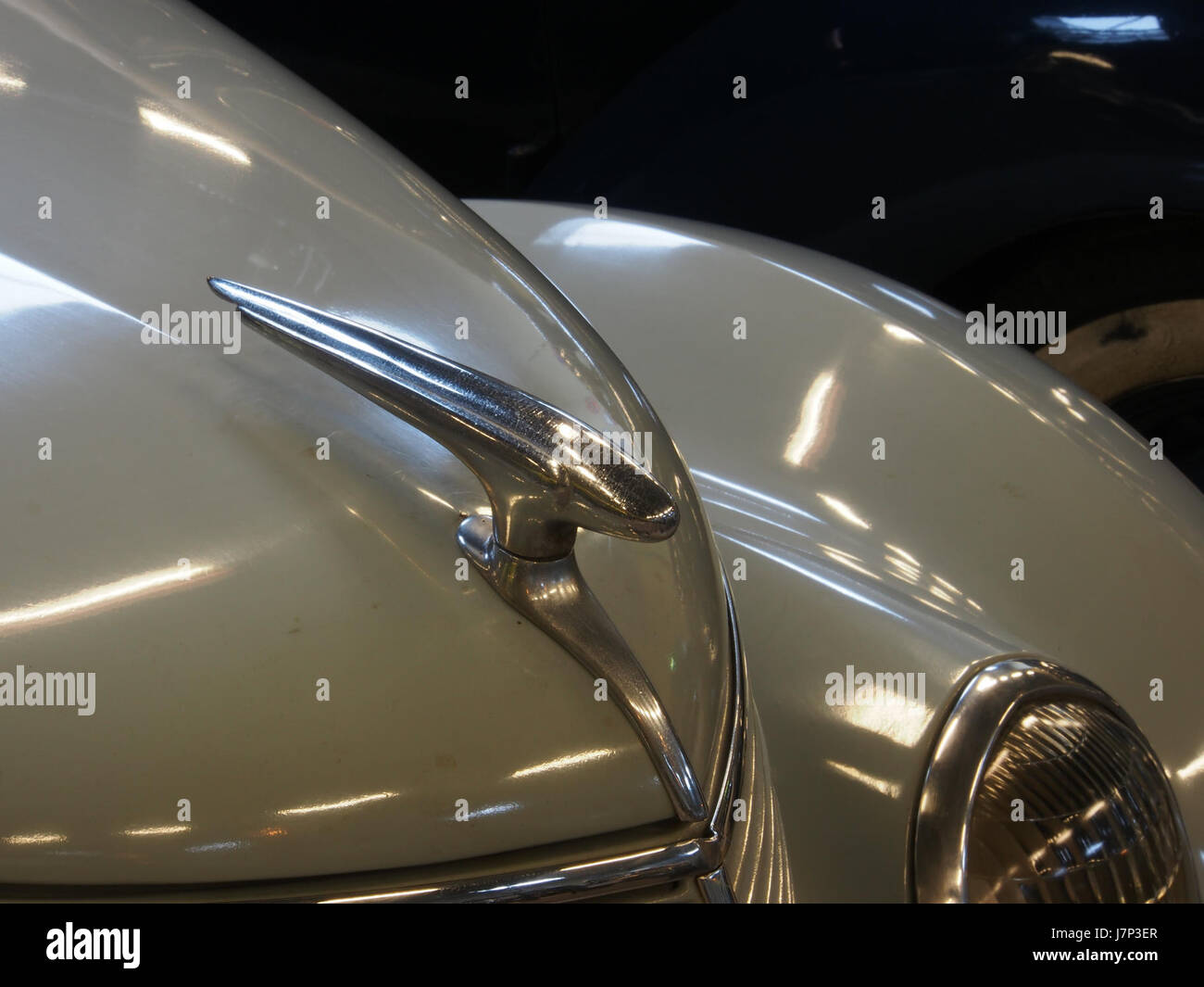 This image showcases a 1937 Ford 760 B, a vintage vehicle that ...