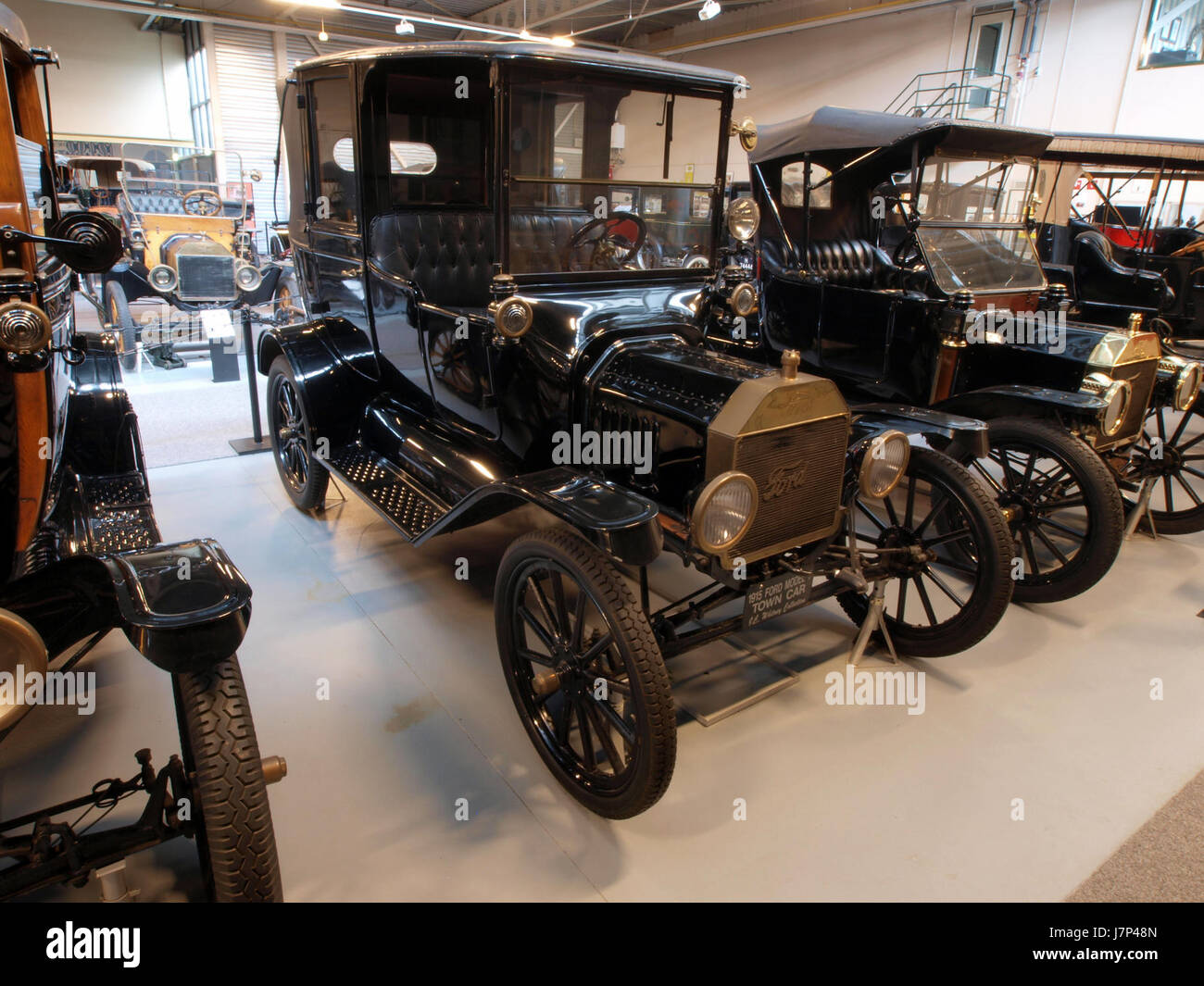 The 1915 Ford T Town Car represents an early model of the iconic Ford ...