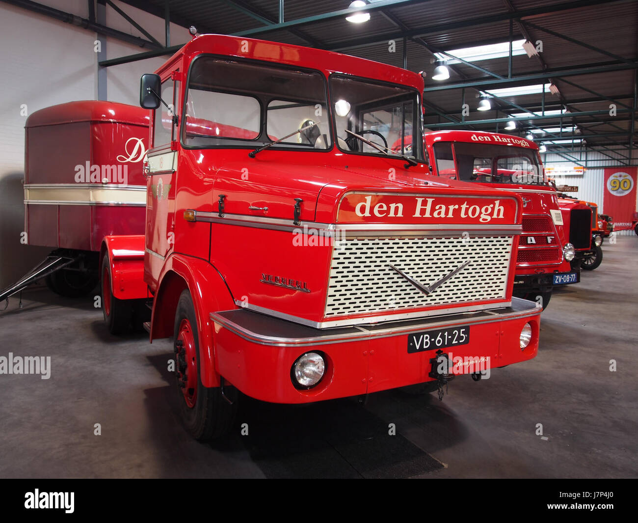 This image features a 1963 Verheul truck, a model known for its ...