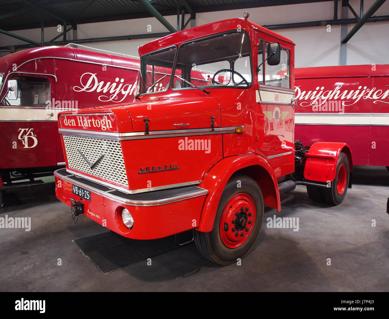 The 1963 Verheul truck represents a model from the mid-20th century ...
