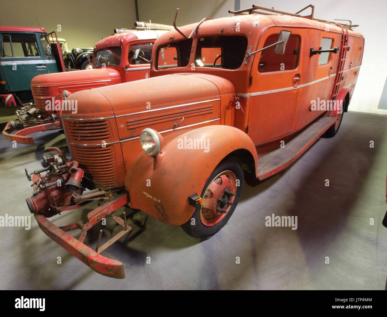 The 1945 Volvo Fire Engine is a historical vehicle known for its design ...