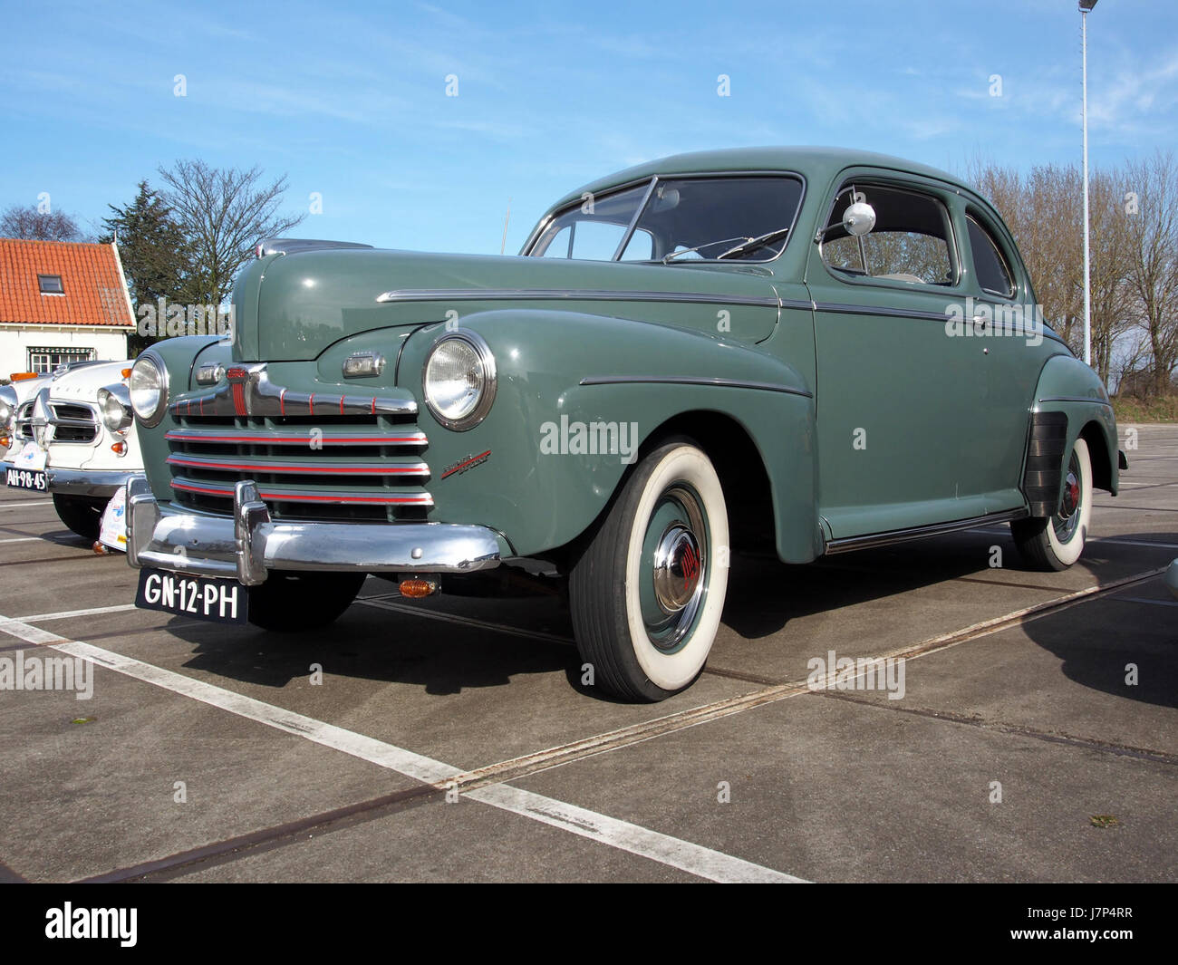 The 1946 Ford Super De Luxe coupe is a classic American automobile ...