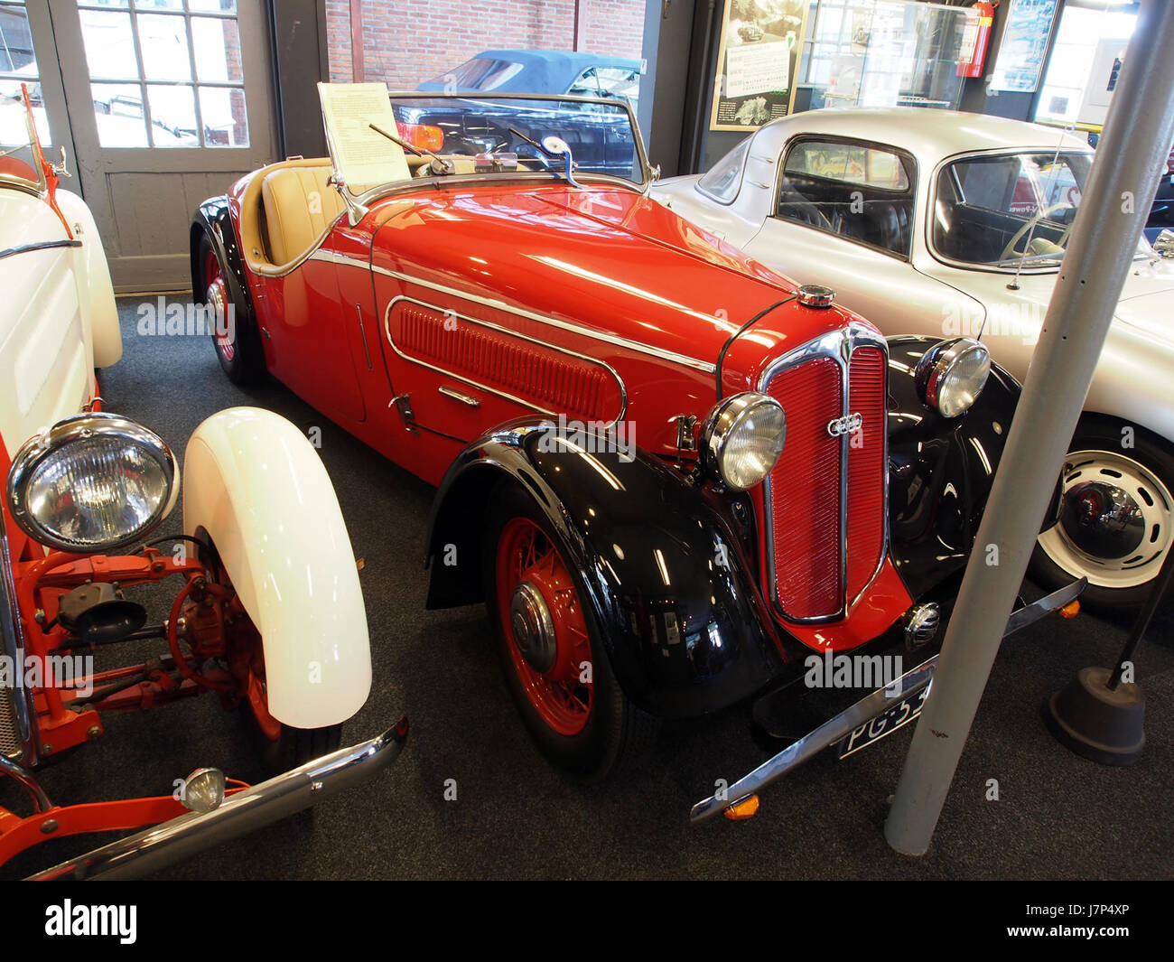 The 1938 DKW picture captures the DKW automobile, a popular brand in ...
