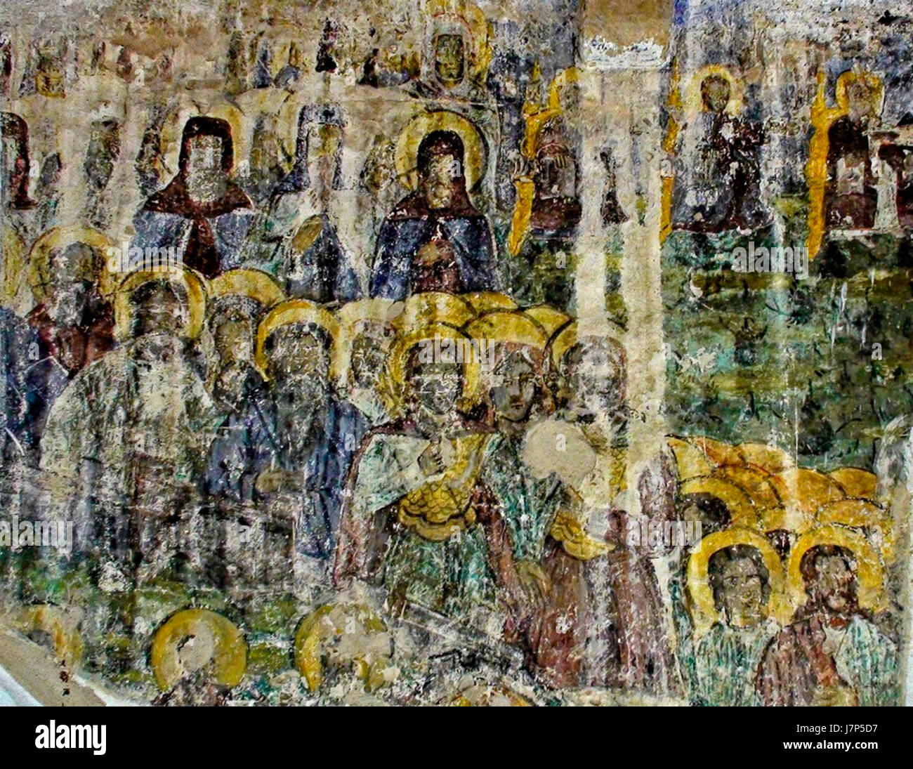 Agios Athanasios Kriva Fresco 1 Stock Photo - Alamy