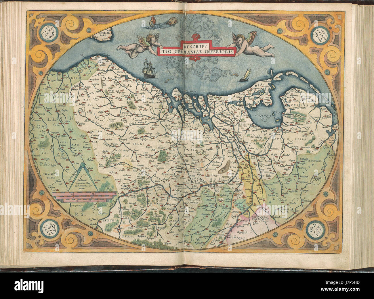 The *Atlas Ortelius* is one of the first modern atlases, created by ...