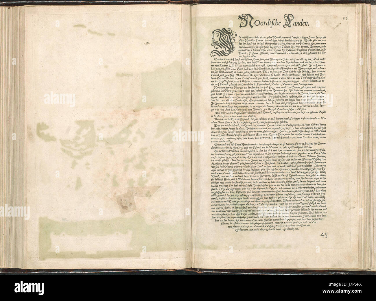 An ancient atlas created by Abraham Ortelius, known for being the first ...